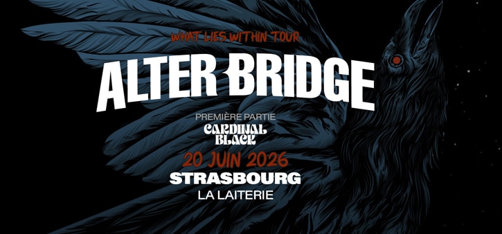 ALTER BRIDGE + CARDINAL BLACK – La Laiterie